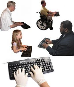 Large key keyboard or big key keyboard - Morekeyboard